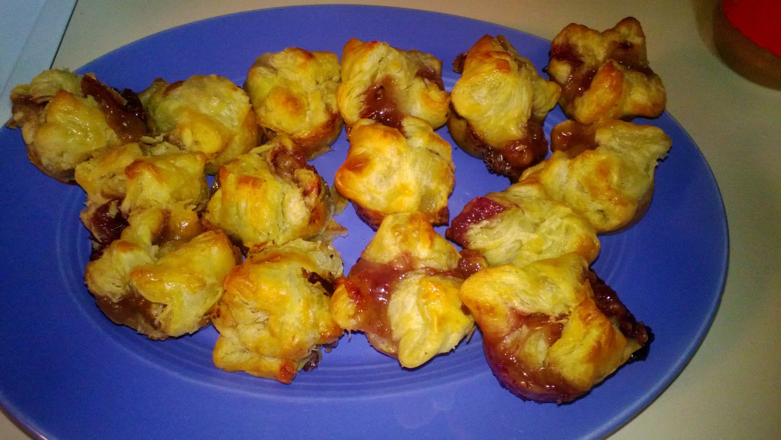 The Canyon Kitchen: Brie and Jam Pastry Puffs